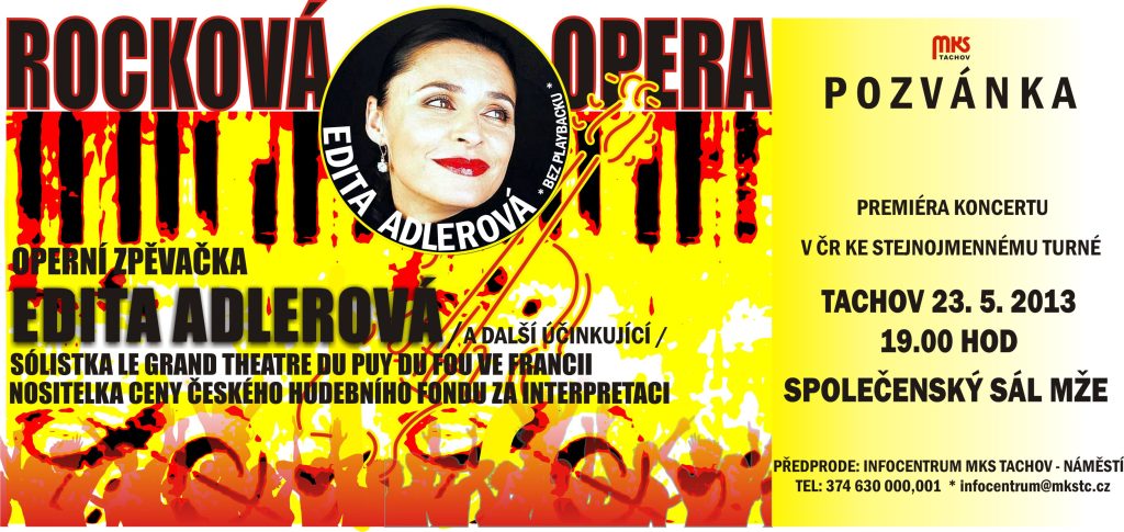 MALÁ ROCKOVÁ OPERA - česká premiéra bude v Tachově !! - Pro kulturu